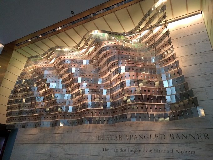 Star Spangled Banner exhibit entrance - No Home Just Roam
