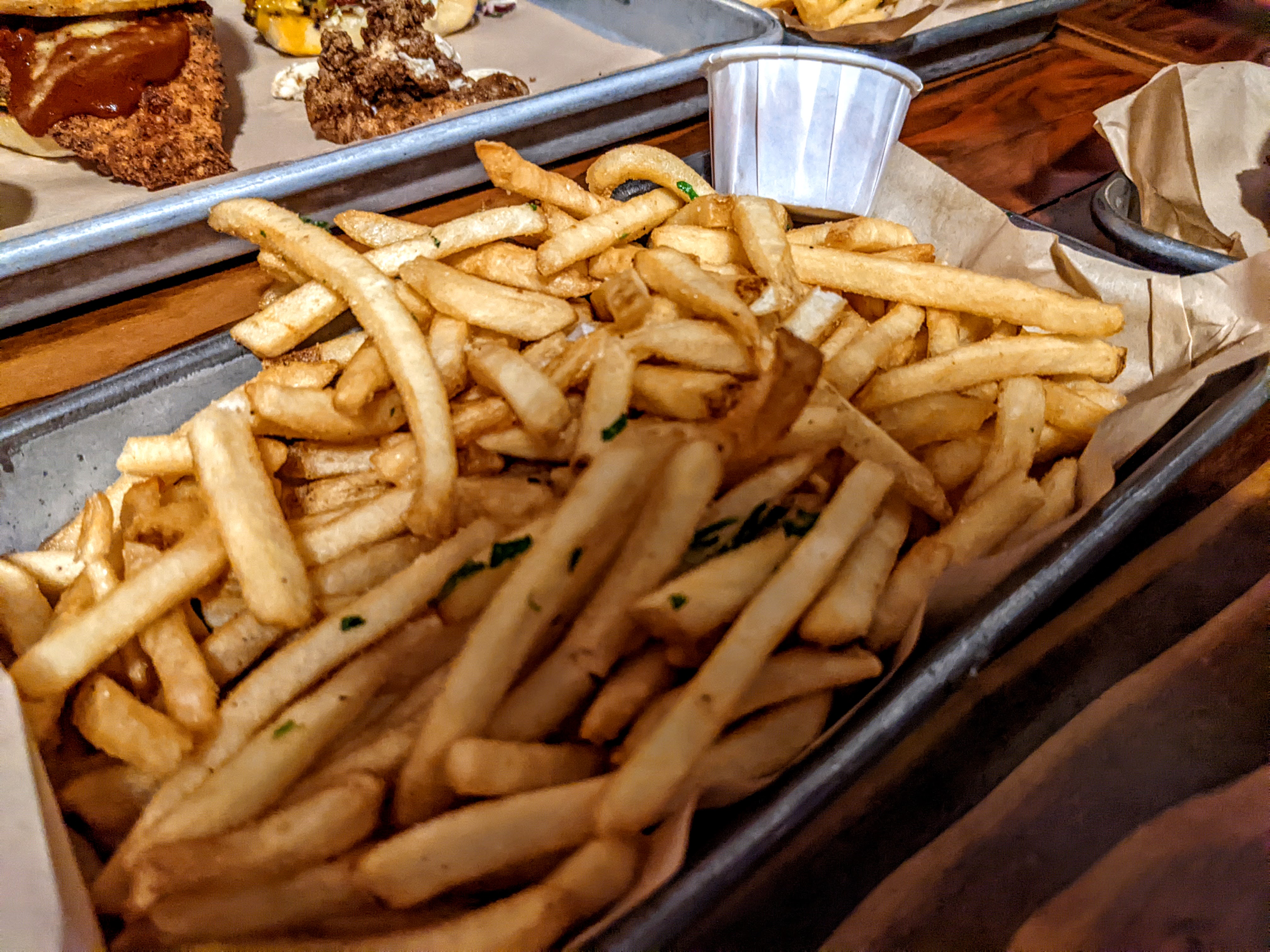 Truffle fries from PDX Sliders - No Home Just Roam
