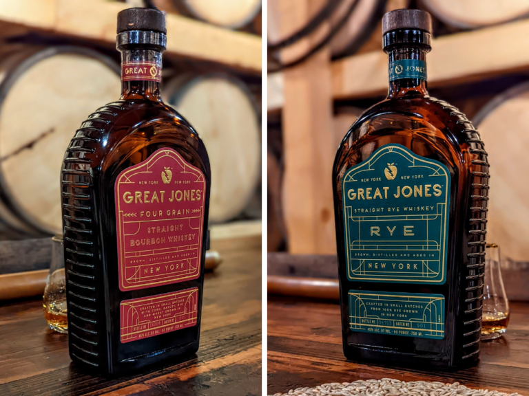 Great Jones Distilling Co Four Grain Straight Bourbon Whiskey Rye ...