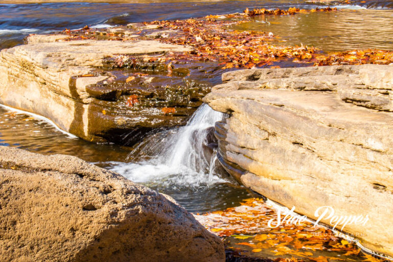 Hiking To Cucumber Falls At Ohiopyle State Park, PA (Plus Natural Rock ...
