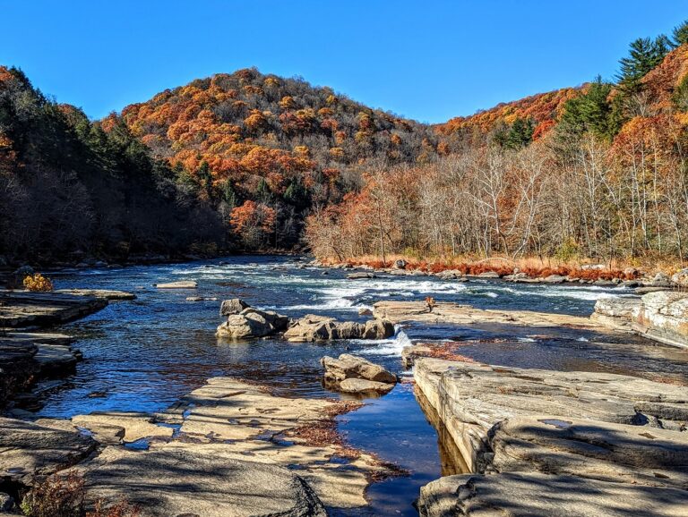 Hiking To Cucumber Falls At Ohiopyle State Park, PA (Plus Natural Rock ...