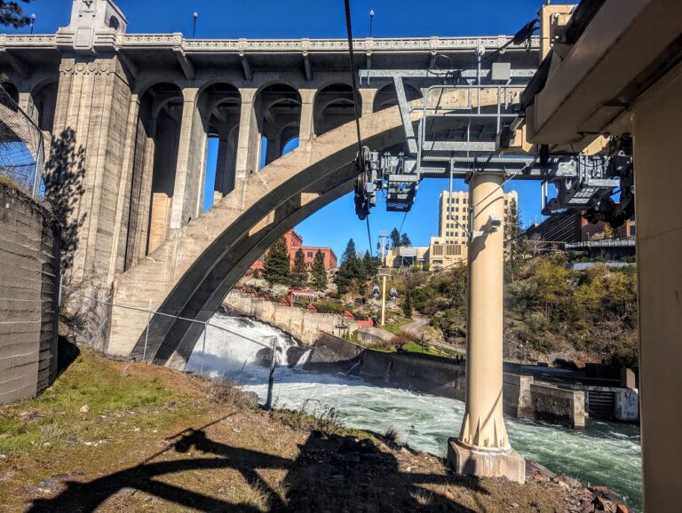 Riding The Numerica SkyRide At Riverfront Spokane: Amazing Falls Views ...
