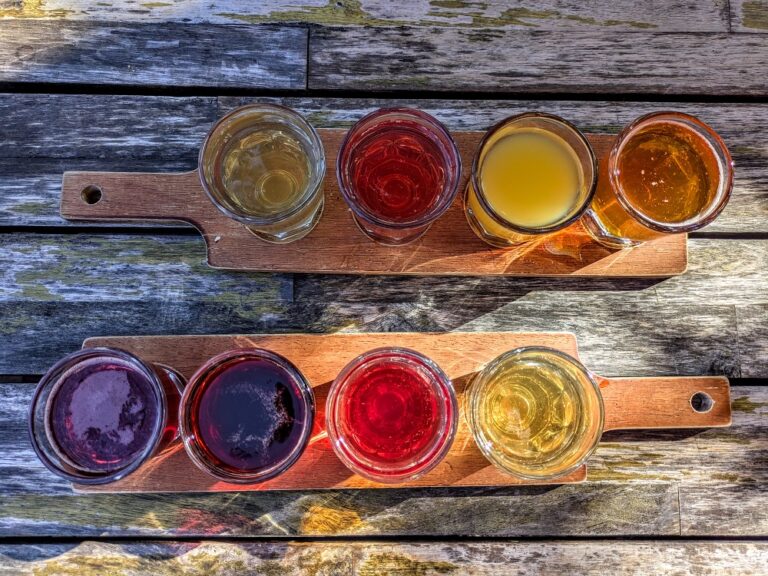 More cider flights at Lockhorn Cider House in Bozeman, MT - No Home ...