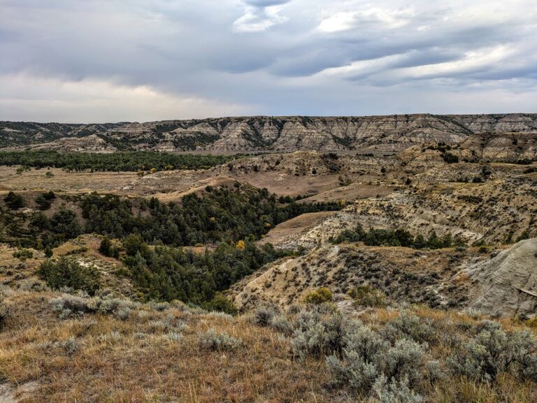 Theodore Roosevelt National Park - View at Skyline Vista - No Home Just ...