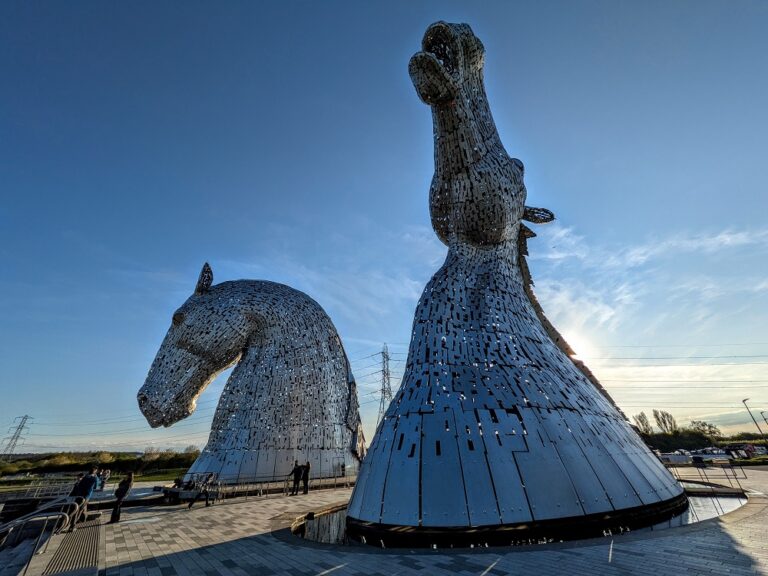 Visiting The Kelpies In Falkirk, Scotland By Day & By Night - No Home ...