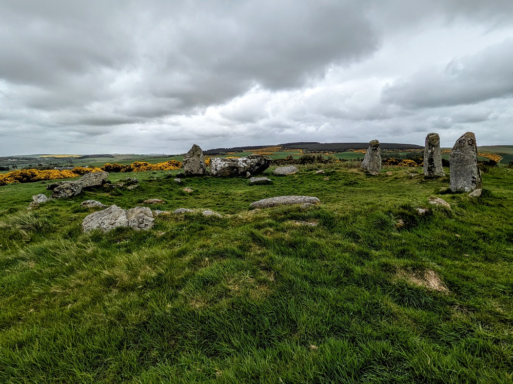 Aikey Brae Stone Circle in Aberdeenshire, Scotland - No Home Just Roam