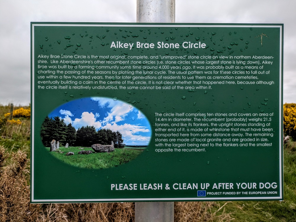 Information about Aikey Brae Stone Circle - No Home Just Roam