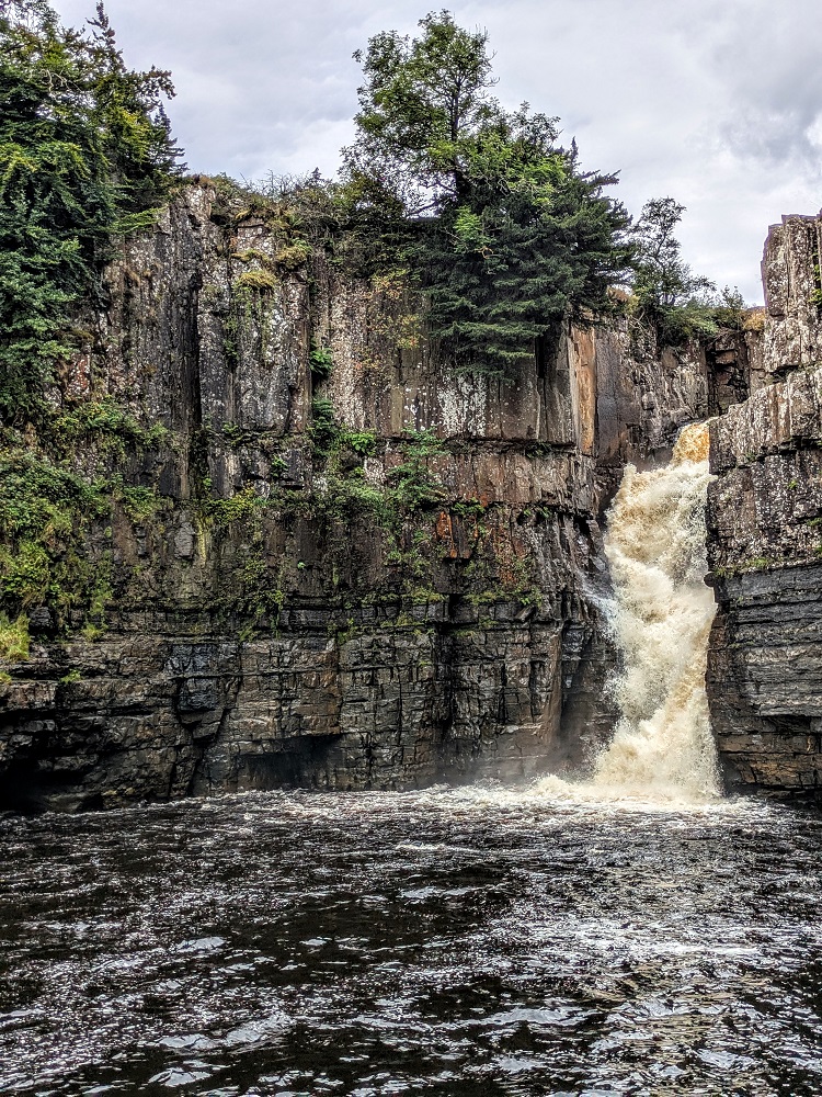 Visiting The High Force Waterfall & Low Force Waterfall In County ...