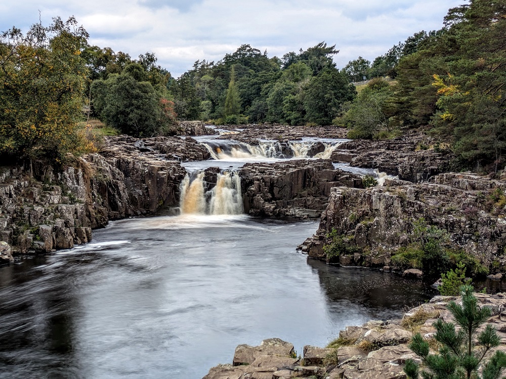 Visiting The High Force Waterfall & Low Force Waterfall In County ...