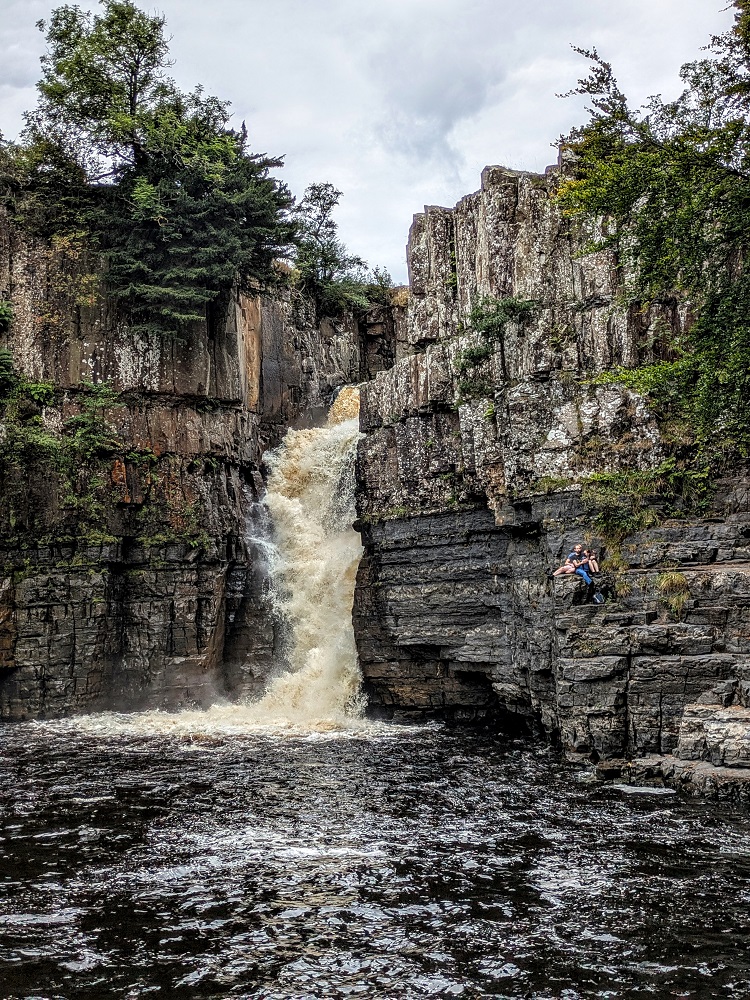Visiting The High Force Waterfall & Low Force Waterfall In County ...