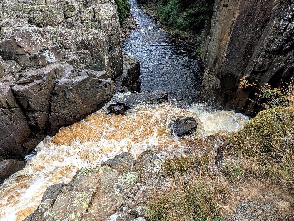 Visiting The High Force Waterfall & Low Force Waterfall In County ...