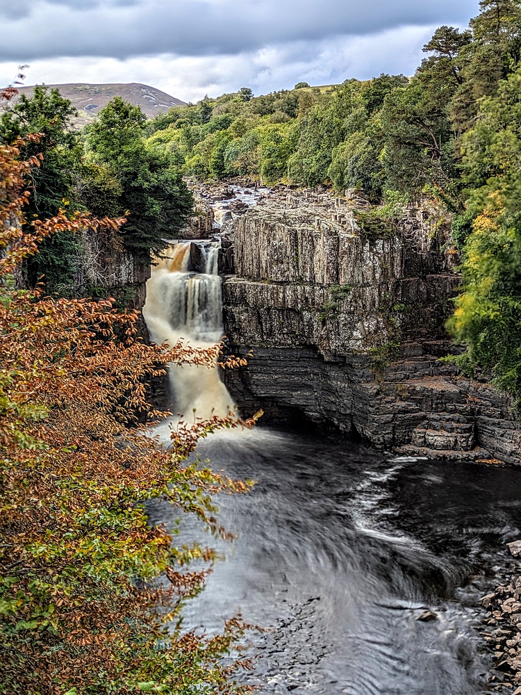 Visiting The High Force Waterfall & Low Force Waterfall In County ...